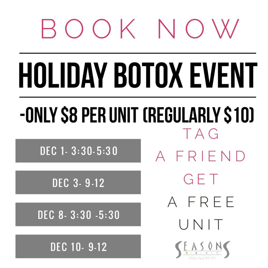 Now Offering BOTOX | Seasons Salon And Day Spa